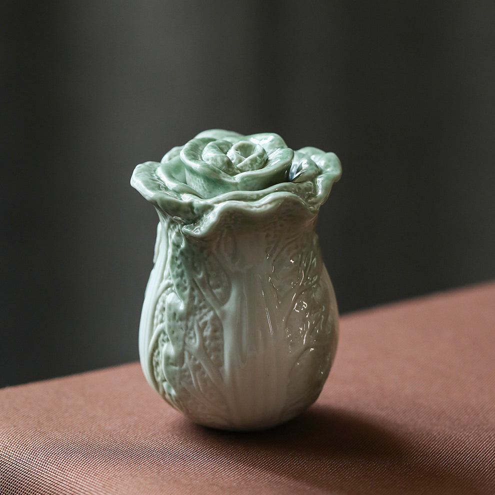 Gohobi Ceramic Cabbage Tea Container