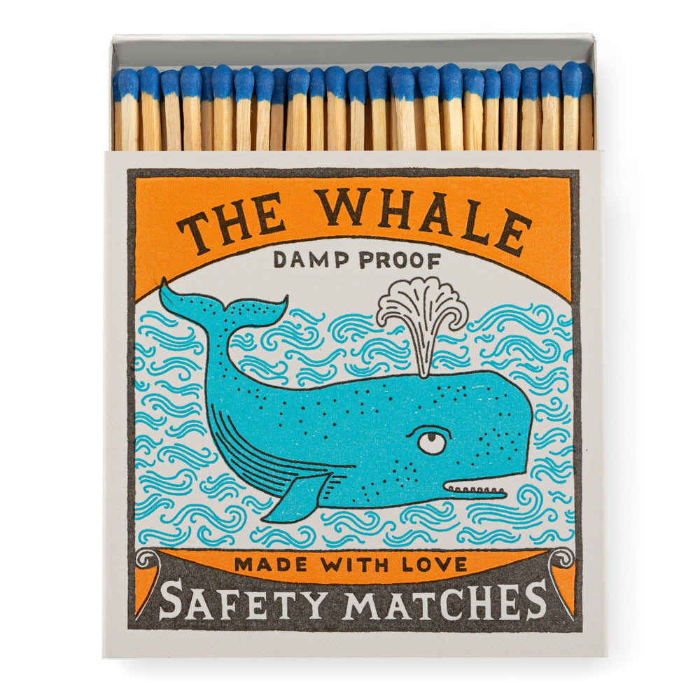 Archivist Gallery The Whale | Square Matchboxes [Made in the UK] – Gohobi