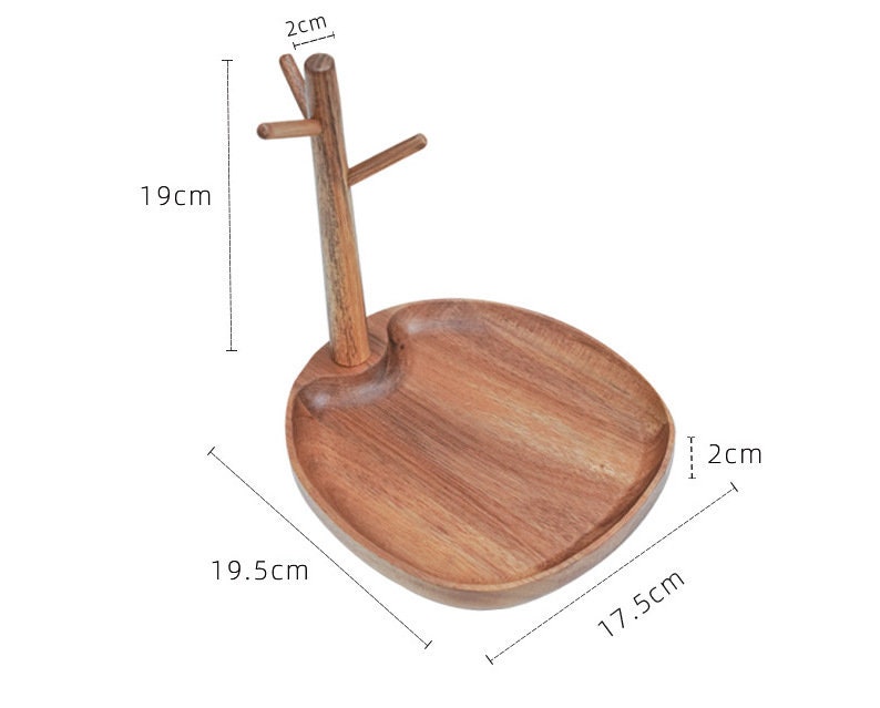 Gohobi Wooden Tree shaped Key Rack